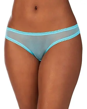 ON GOSSAMER Mesh Hip Bikini Maui Blue