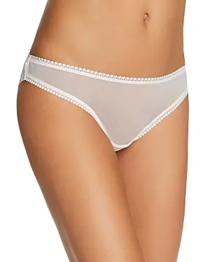 ON GOSSAMER Mesh Hip Bikini Mauve Chalk