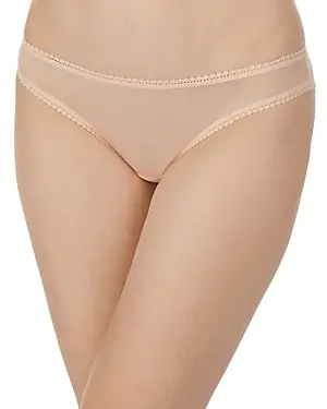 ON GOSSAMER Mesh Hip Bikini Peach Parfait