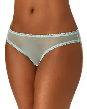 ON GOSSAMER Mesh Hip Bikini Sage Mist