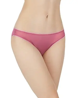 ON GOSSAMER Mesh Hip Bikini Sherbert