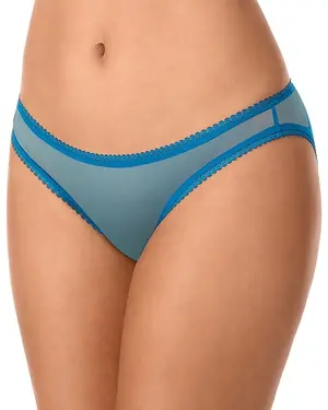 ON GOSSAMER Mesh Hip Bikini Shifting Tide