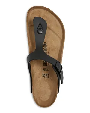 BIRKENSTOCK Gizeh Thong Sandals - Matte Black