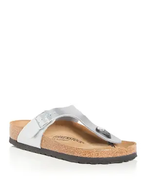 Women's Birkenstock Silver Sandals