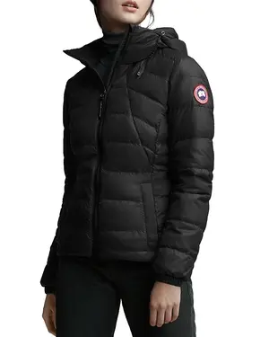 Canada Goose Abbott Hooded Down Jacket - Black