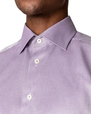 Eton Slim Fit Textured Solid Shirt