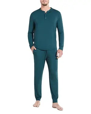 Eberjey Henry Pajama Set Evergreen