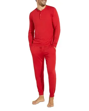 Eberjey Henry Pajama Set Haute Red
