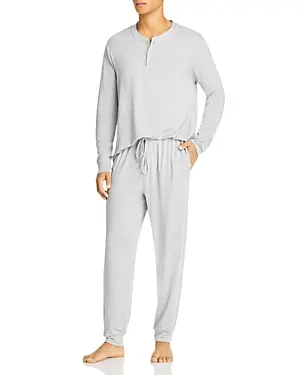 Eberjey Henry Pajama Set Heather Gray