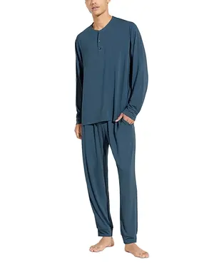 Eberjey Henry Pajama Set Heritage Blue