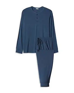 Eberjey Henry Pajama Set Indigo Blue
