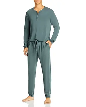 Eberjey Henry Pajama Set Kelp