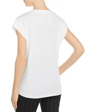 FRAME Le Mid-rise V-neck Tee