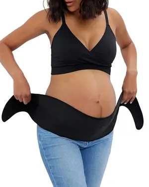 INGRID & ISABEL Maternity Belly Support Belt - Black