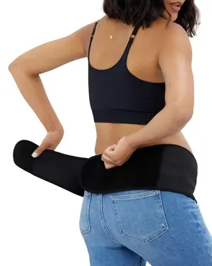 INGRID & ISABEL Maternity Belly Support Belt - Black