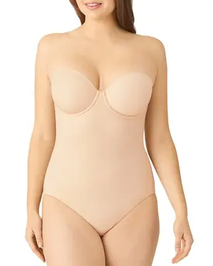 Wacoal Red Carpet Strapless Shaping Body Briefer - Sand