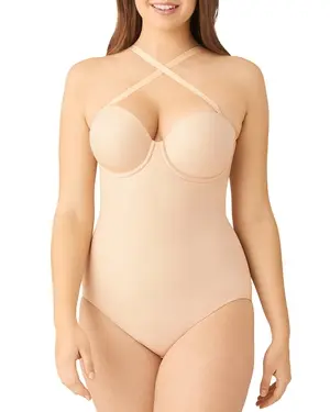 Wacoal Red Carpet Strapless Shaping Body Briefer - Sand