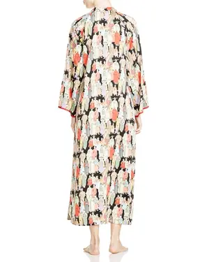Natori Dynasty Printed Caftan