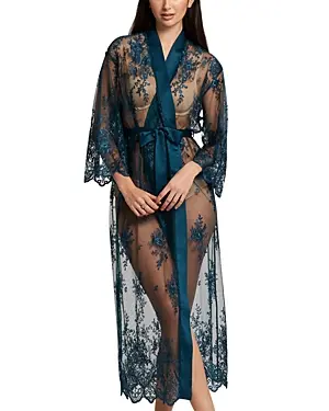 Rya Collection Darling Lace Robe Celestial