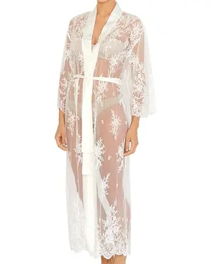 Rya Collection Darling Lace Robe - Ivory
