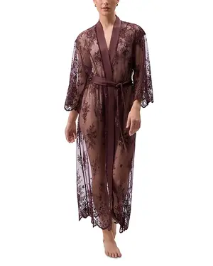 Rya Collection Darling Lace Robe Truffle