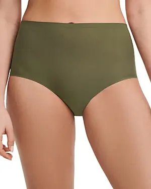 Chantelle Soft Stretch One-size Seamless Briefs Army Khaki