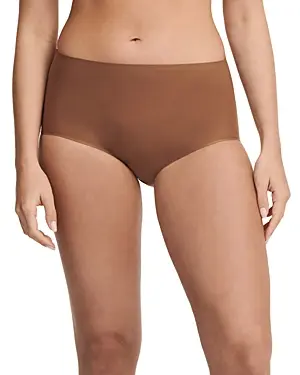 Chantelle Soft Stretch One-size Seamless Briefs Cocoa Brow