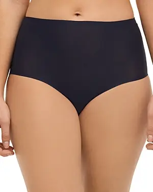 Chantelle Soft Stretch One-size Seamless Briefs Deep Grey