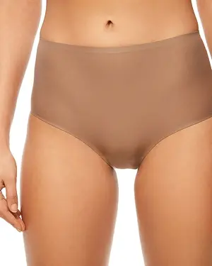 Chantelle Soft Stretch One-size Seamless Briefs - Hazelnut