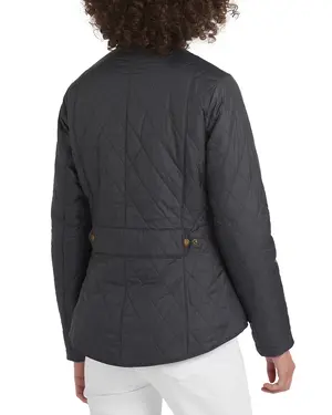 Barbour Flyweight Cavalry Quilted Jacket - Navy/navy