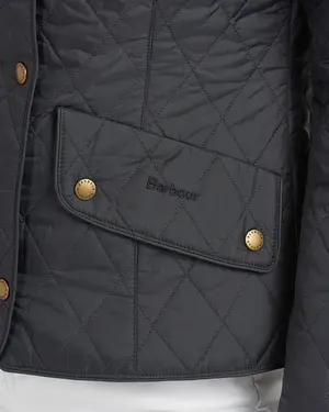Barbour Flyweight Cavalry Quilted Jacket - Navy/navy