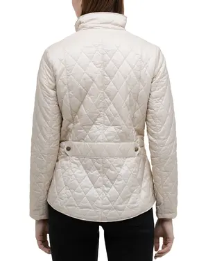 Barbour Flyweight Cavalry Quilted Jacket - Pearl/stone