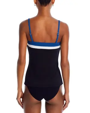 Tommy Bahama Island Cays Color Block Bandeau Tankini Top