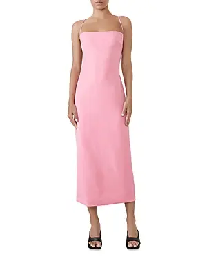 Bardot Jillian Midi Slip Dress