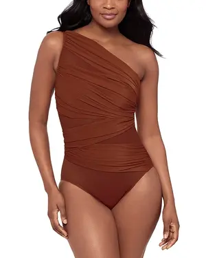 Miraclesuit Network Jena One Piece Swimsuit - Copper Brown