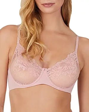Le Mystère Lace Allure Unlined Underwire Demi Bra Adobe Rose