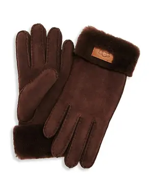UGG Shearling Gloves - Burnt Cedar