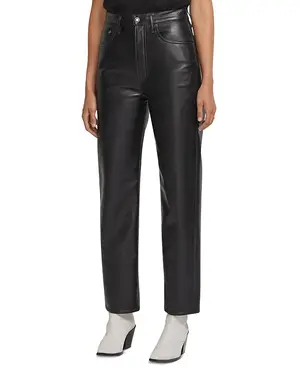 AGOLDE Agolde 90s Fitted Recycled Leather Pants Detox