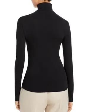 Vince Essential Long Sleeve Turtleneck - Black