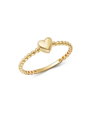 MOON & MEADOW 14k Yellow Heart Ring - Gold