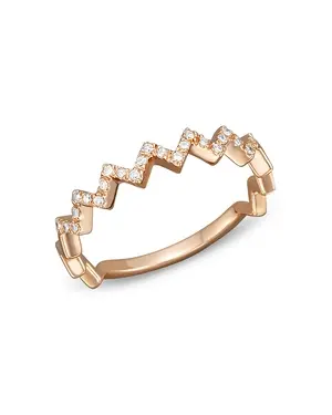 BLOOMINGDALE'S Diamond Zigzag Ring