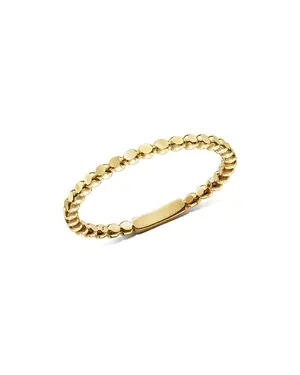 MOON & MEADOW 14k Yellow Polished Bead Band - Gold