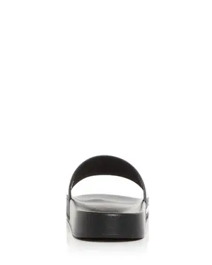 Dolce & Gabbana Saint Barth Logo Slides - Black/white
