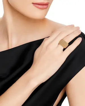 Bloomingdale'S 14k Yellow Woven Ring