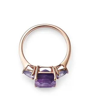 Bloomingdale'S Amethyst And Tanzanite Cocktail Ring