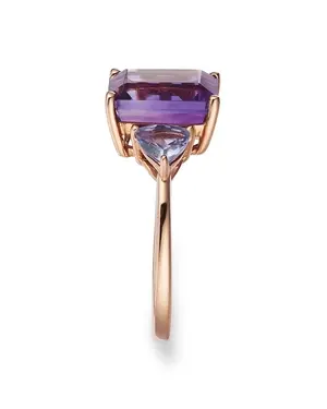 Bloomingdale'S Amethyst And Tanzanite Cocktail Ring