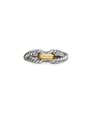 David Yurman Cable Loop Band Ring, 7mm - Gold/silver
