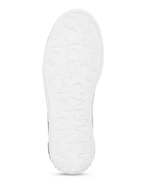 Dolce & Gabbana Portofino Lace Up Sneakers - White/black