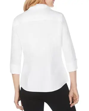 Foxcroft Taylor Non-iron Button-down Top - White