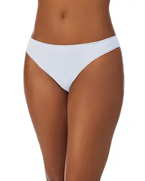 ON GOSSAMER Cabana Cotton Blend Stretch Hip G-string Light Breeze